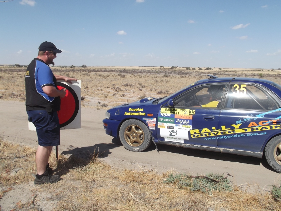 Our first introduction to rally course