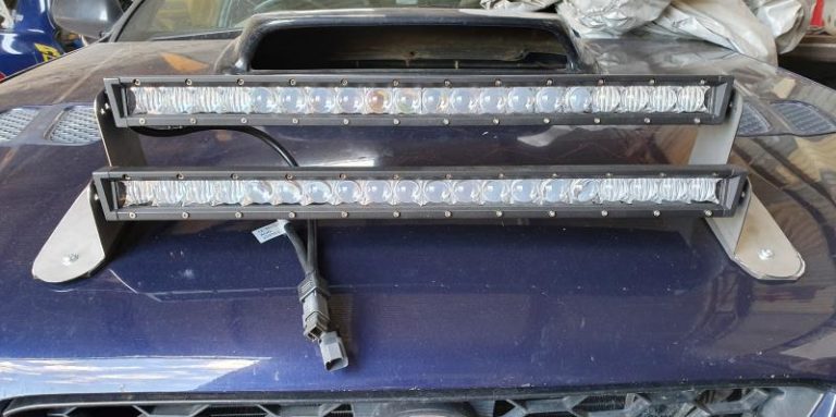 LED light bar mounts for Rally Cars - Rally Action Driver Training